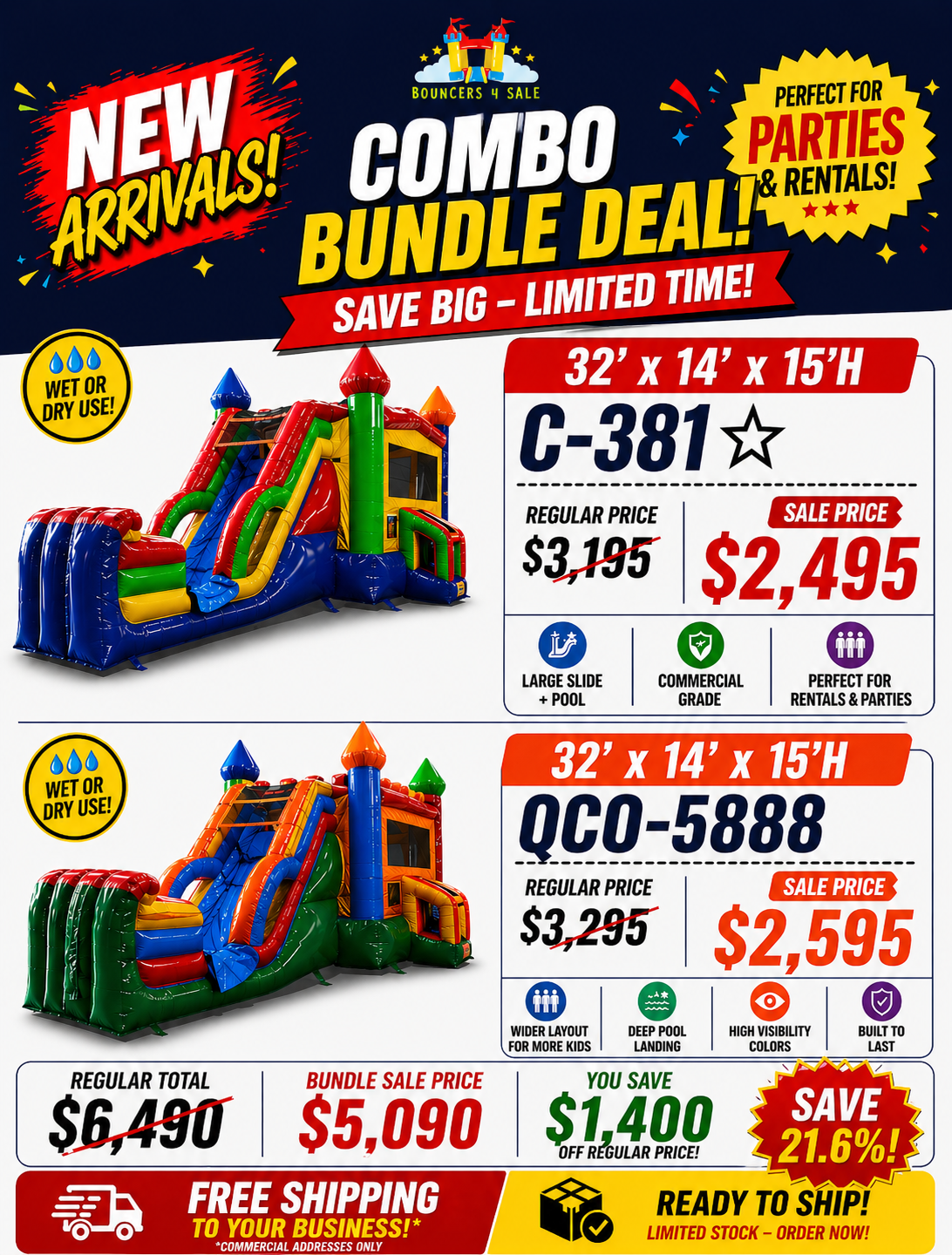 Bouncers4Sale | Commercial Bounce Houses for Sale in San Antonio TX